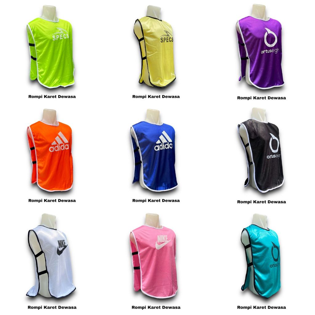 Jual Rompi Bola Karet Rompi Futsal Karet Rompi Training Bola Karet ...