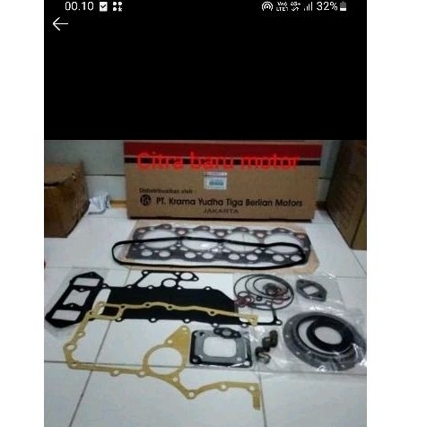 Jual packing paking set gasket packing paking set komplit full set mitsubishi colt diesel ps125 ...