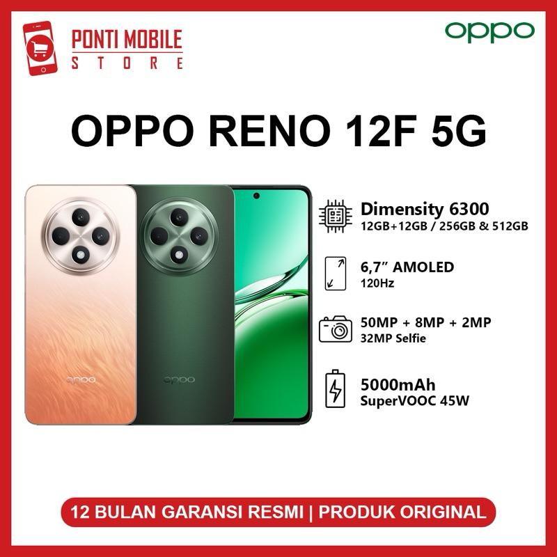 Jual OPPO RENO 12F 5G | Shopee Indonesia