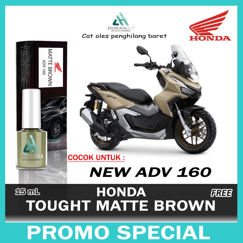 Jual CAT OLES PENGHILANG BARET MOTOR TOUGHT MATTE BROWN HONDA ALL NEW ADV 160 | Shopee Indonesia