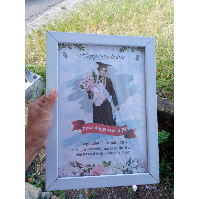 Jual KADO|HADIAH|GIFT GRADUATION UNIK CUSTOM FOTO GRATIS BINGKAI ...
