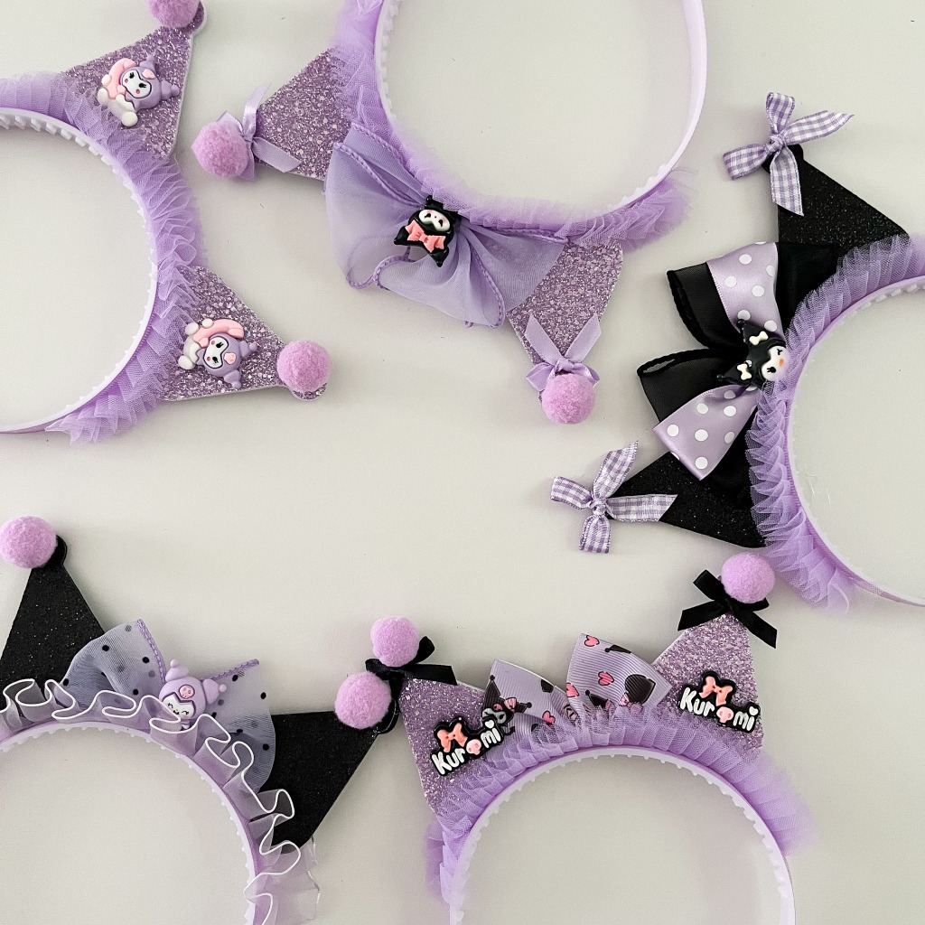 Jual Bando Kuromi Sanrio Lucu Bandana Bando Anak Perempuan Dewasa ...