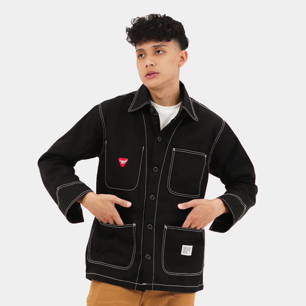 Jual Cosmic Jacket Pria NAVIL BLACK | Shopee Indonesia