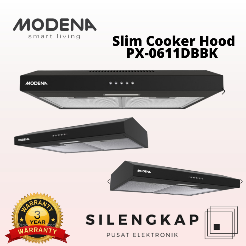 Jual Slim Hood Modena PX 6001 / Cooker Hood Modena PX 6001 Esile (60 cm) | Shopee Indonesia