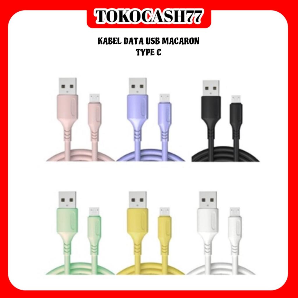 Jual KABEL DATA USB MACARON TYPE C/KABEL DATA MACARON MATE BEST QUALITY CHARGING TYPE C | Shopee ...