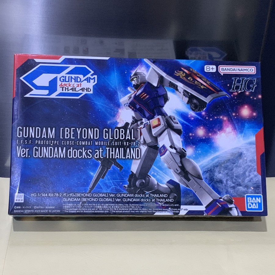 Jual HG 1/144 RX-78-2 Gundam Beyond Global Ver. Gundam Docks at Thailand Bandai | Shopee Indonesia