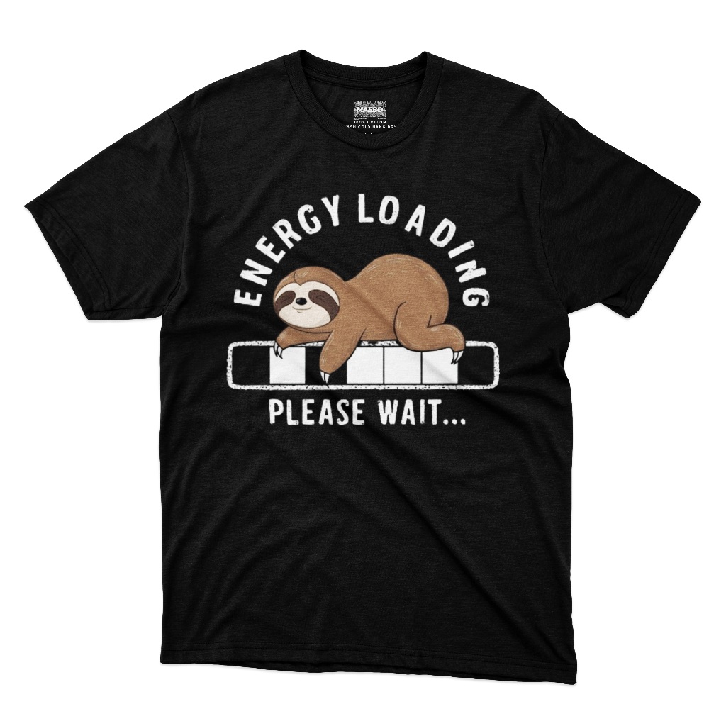 Jual Maebo - Tshirt/Kaos unisex Energy Loading Chill Edition | Shopee ...