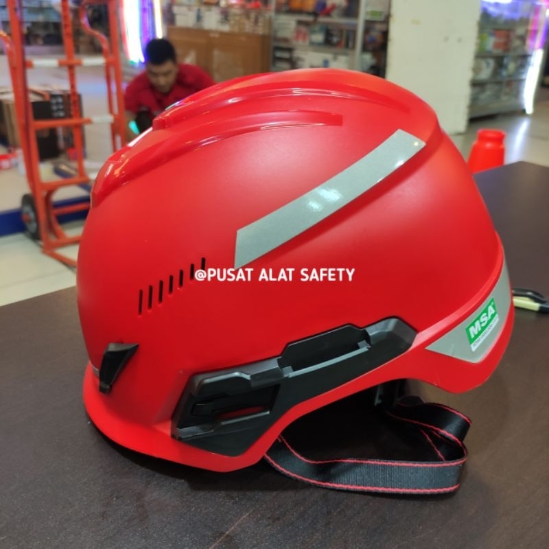 Jual HELM KESELAMATAN INDUSTRI - CLIMBING HELMET MSA V-GARD H1 TRIVENT ...