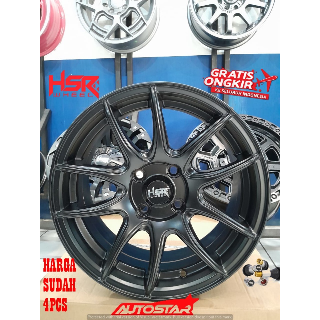 Jual Velg Mobil Single Pcd HSR KAMIKAZE Ring 15 - Wulingairev Serese1 ...