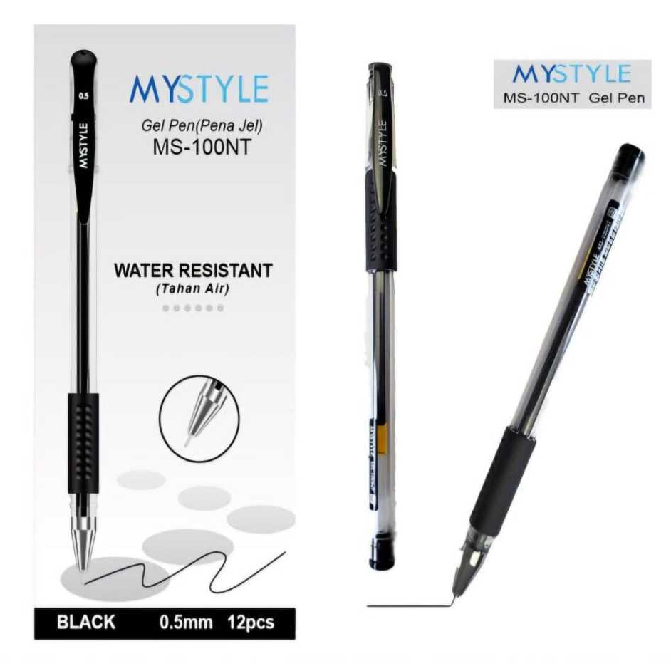 Jual 1 Pack / 12 Pcs Pulpen Mini Gel Ink / Mini Gel Pen Office 0.5 mm ...