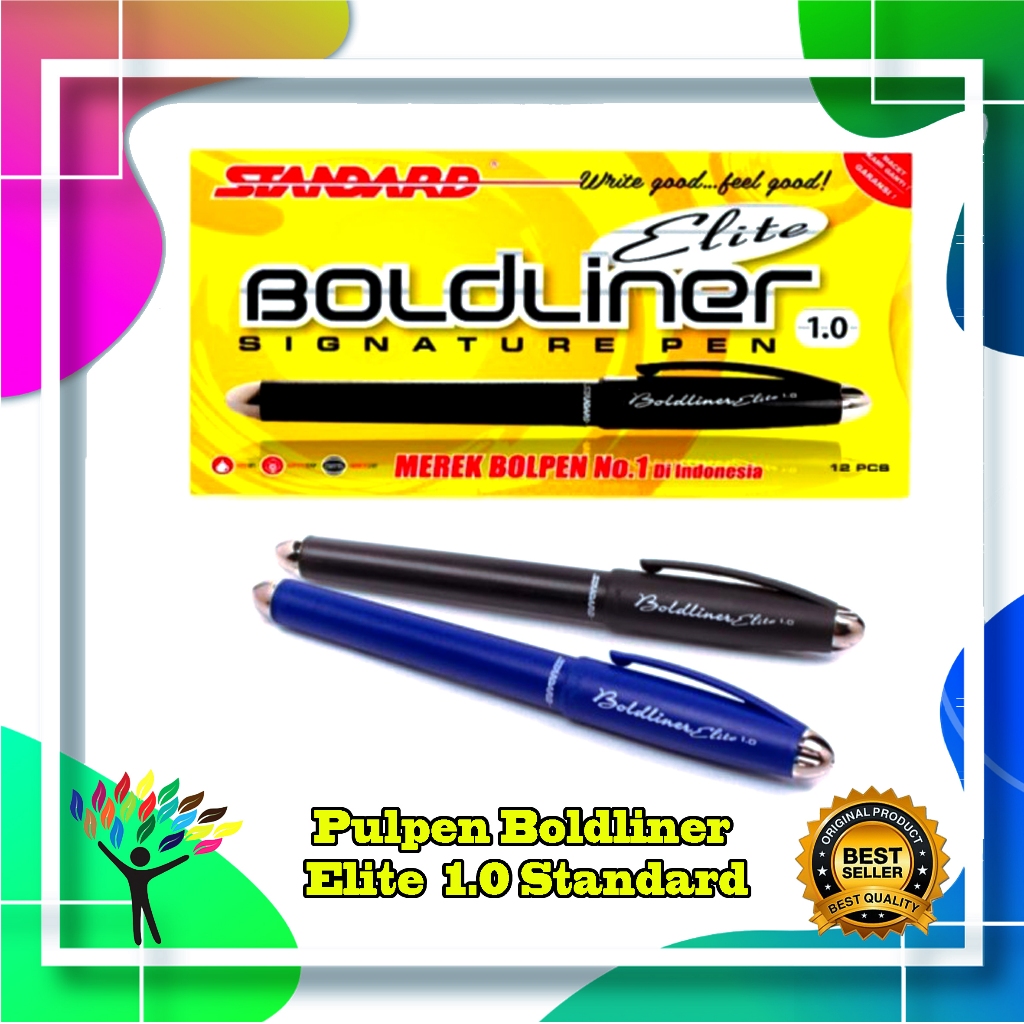 Jual PULPEN BOLDLINER ELITE 1.0 - STANDARD ORIGINAL | Shopee Indonesia