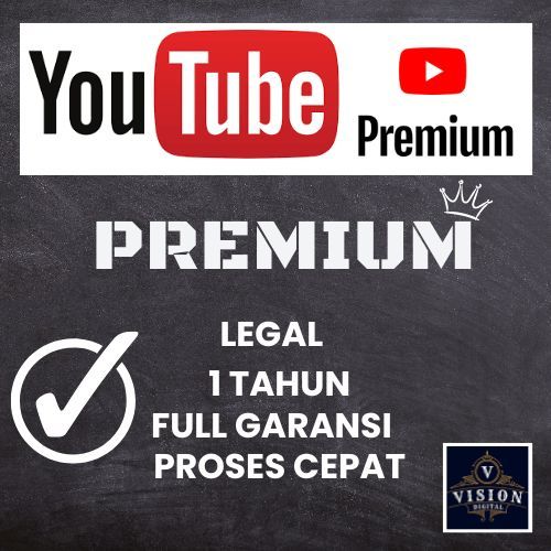 Jual VIP YouTube Premium 1 Tahun Bergaransi Proses Kilat | Shopee Indonesia