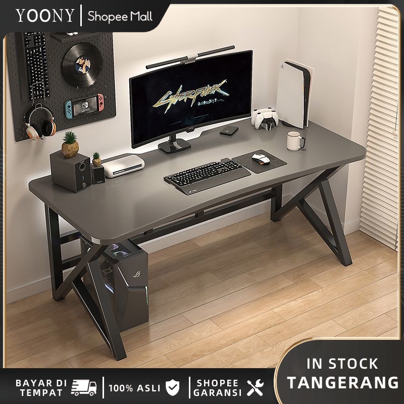 Jual YOONY Meja Laptop Gaming Meja Komputer Minimalis Siswa Meja Kamar ...