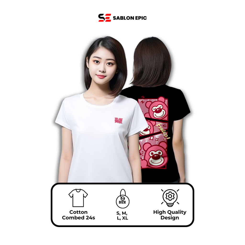Jual Plant & Bear | Custom Kaos Sablon DTF Satuan | Logo Nama Karakter ...