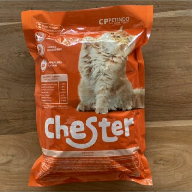 Jual CHESTER TUNA FLAVOUR 1Kg Makanan Favorit Kucing | Shopee Indonesia