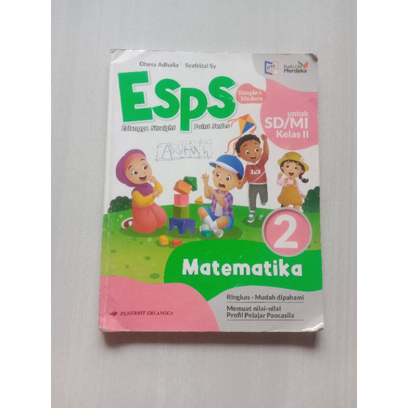 Jual ESPS MATEMATIKA 2 UNTUK SD/MI KELAS II KURIKULUM MERDEKA | Shopee Indonesia