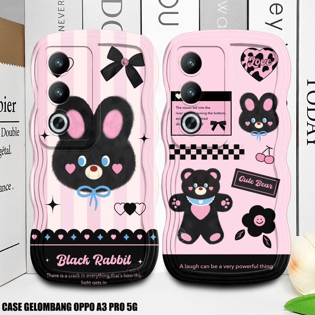 Jual CASE HP OPPO A3 PRO 5G 2024 SOFTCASE GELOMBANG WAVY WAVE TERBARU ...