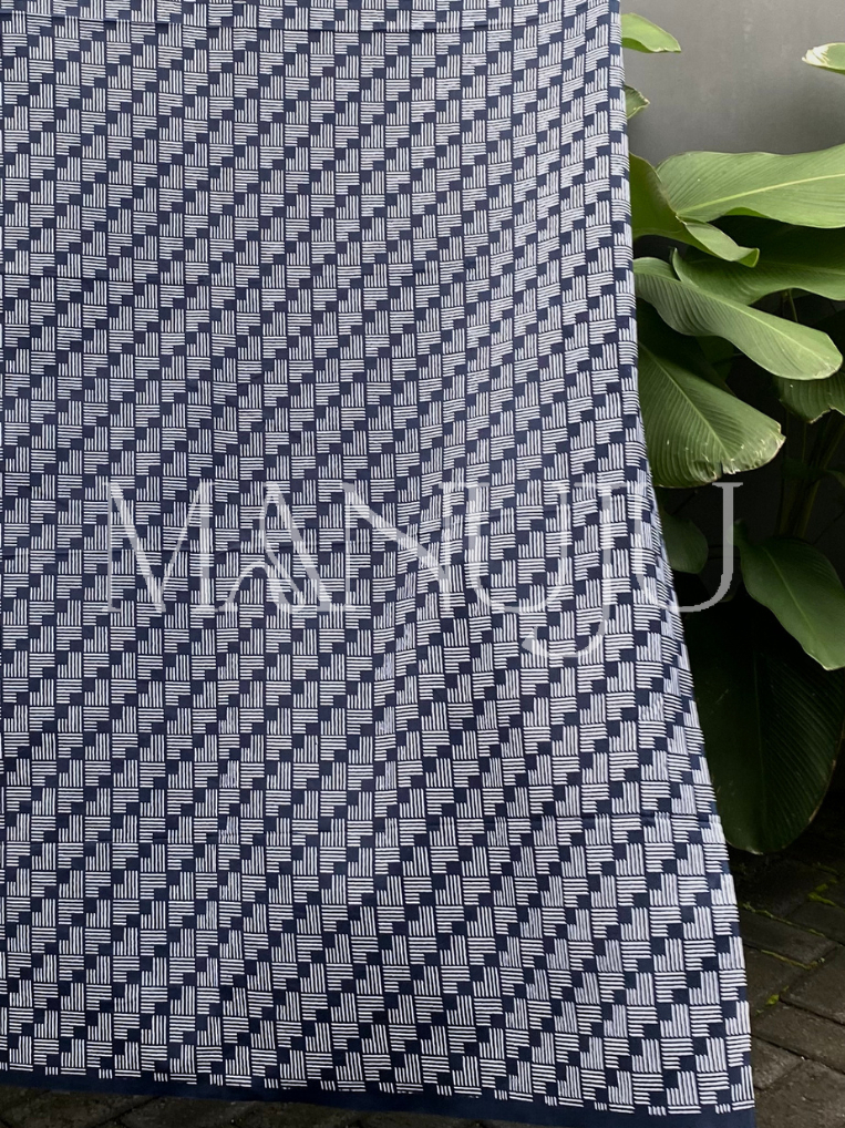Jual Kain Batik Meteran Warna Biru Motif Gedhek Premium Batik Wanita ...
