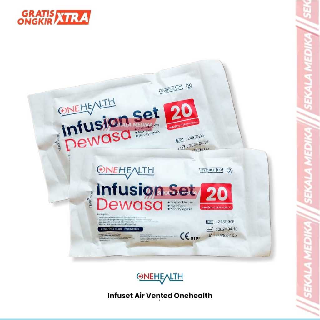 Jual Onehealth Infuset Set Alat Infusion Selang Infus / Satuan | Shopee ...
