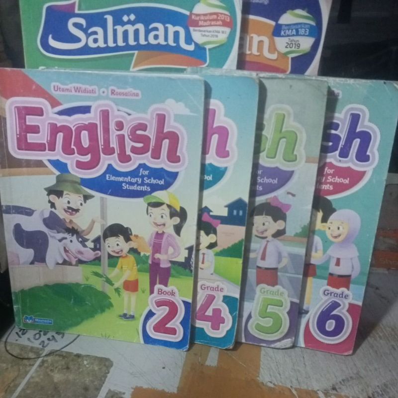 Jual BUKU BAHASA INGGRIS/English for Elementary school Student/BOOK 2,4 ...