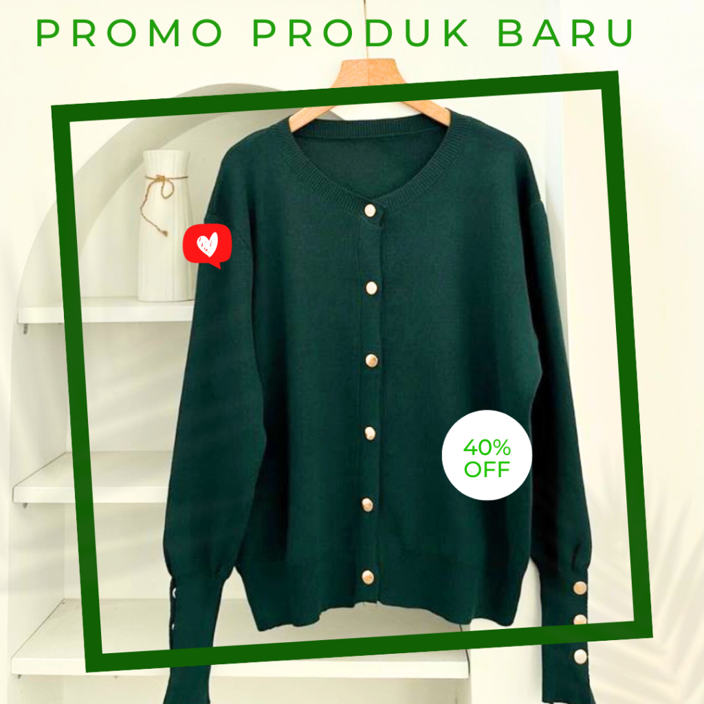Jual Cardigan Basic terbaru kekinian | Sweater Wanita Rajut | Outer ...