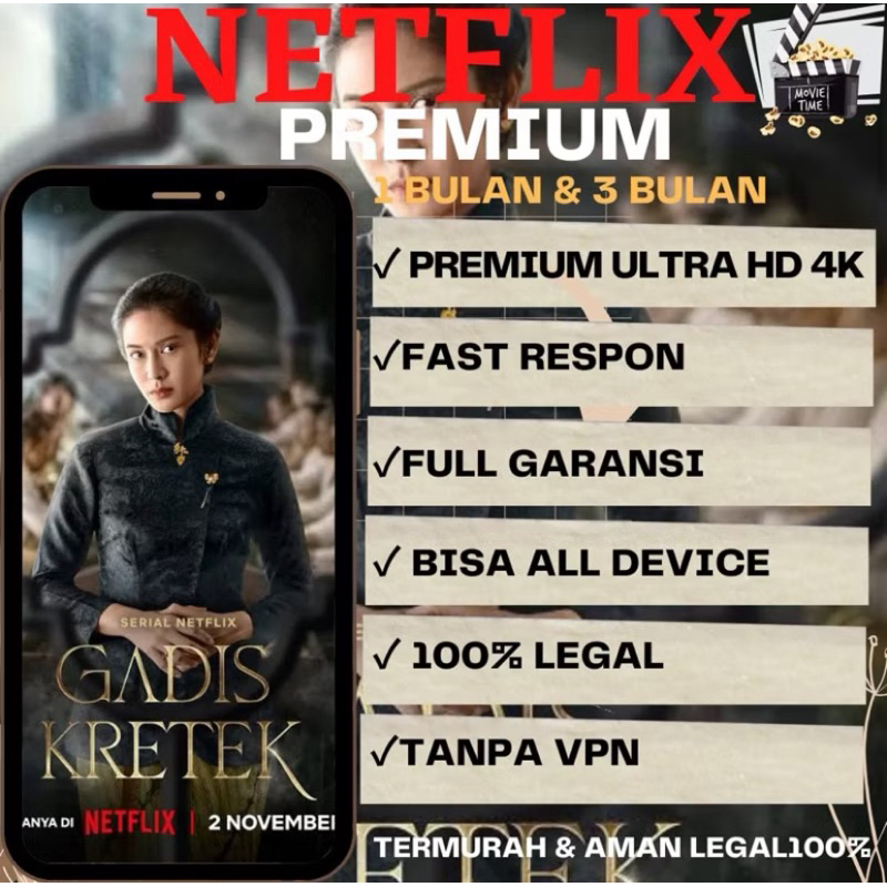 Jual NETFLIX 1 BULAN UHD 4K | Shopee Indonesia