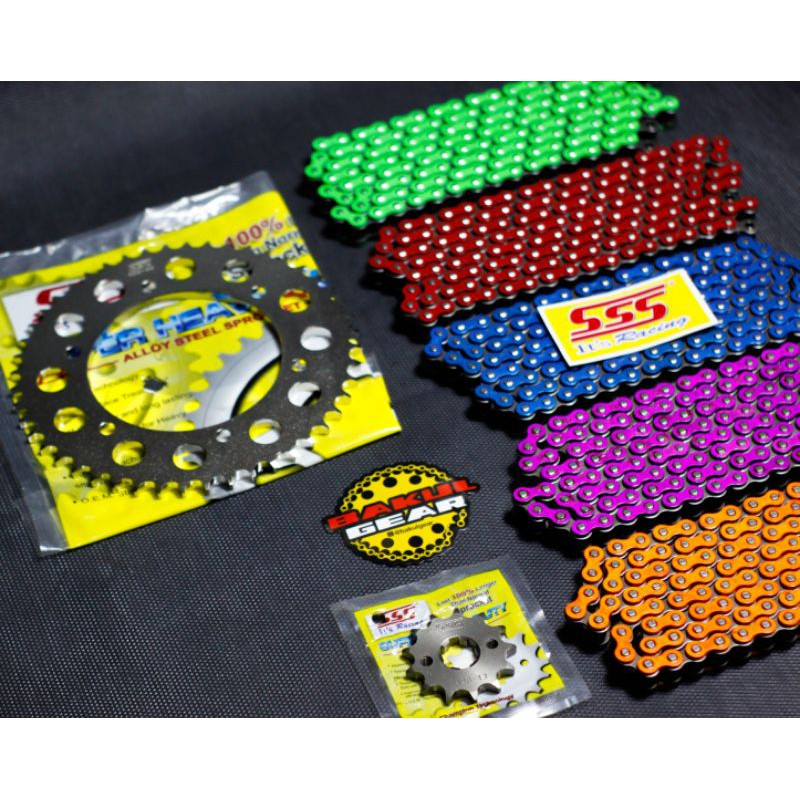 Jual Gear set SSS R15 V3 V4 XSR MT 15 Vixion R 155 VVA Rantai SSS 428 ...