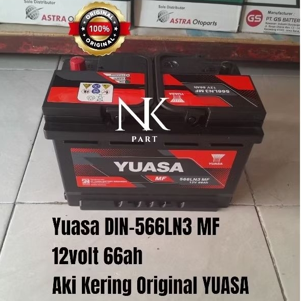 Jual Aki Mobil Innova Reborn Diesel, Fortuner VRZ Diesel Yuasa 566LN3 LN3 MF 66Ah | Shopee Indonesia