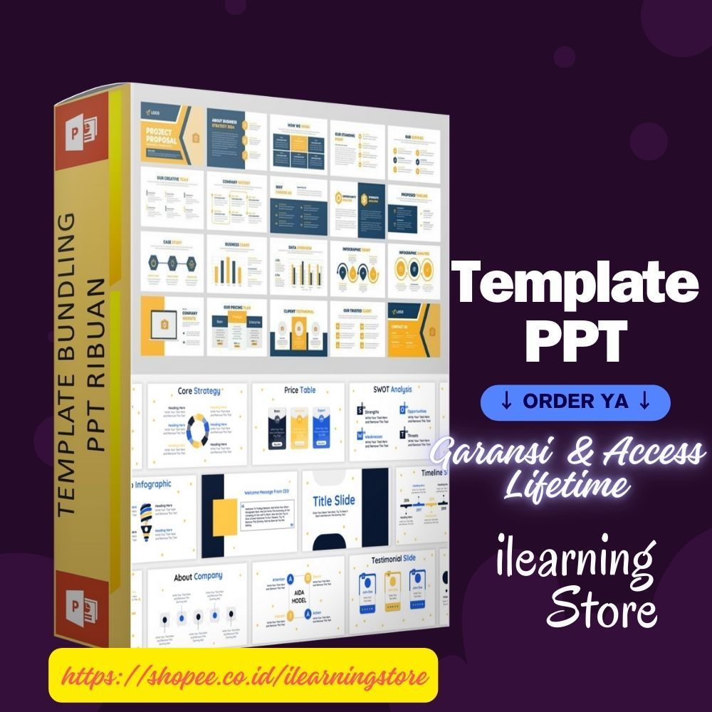 Jual [PPT 03] Paket Bundling TEMPLATE Slide Template Powerpoint ...
