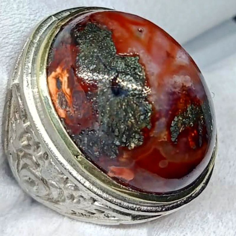 Jual BATU AKIK BADAR PERAK/MARKHASIT ANTIK (ASLI ALAM) | Shopee Indonesia