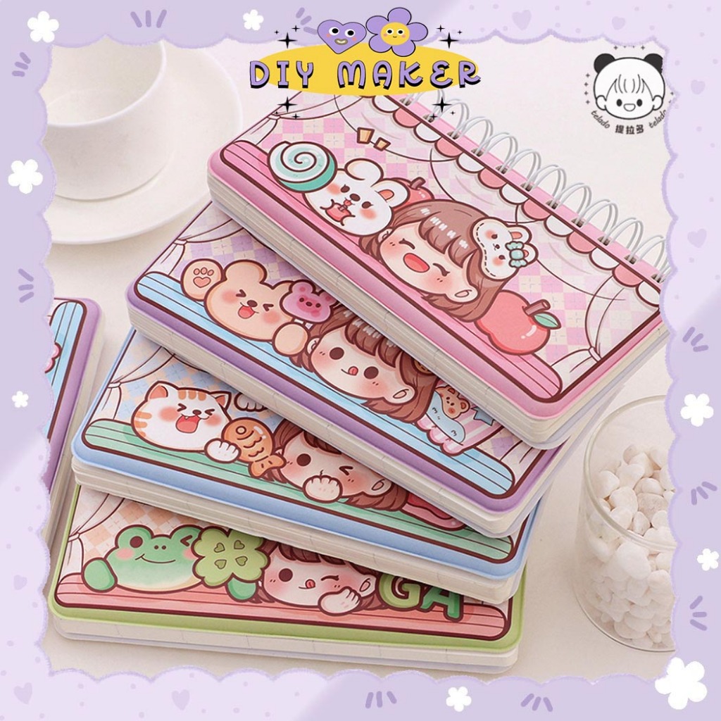 Jual DM Buku Tulis / Notebook Weekly Planner Notepad Memo Squishy Buku ...