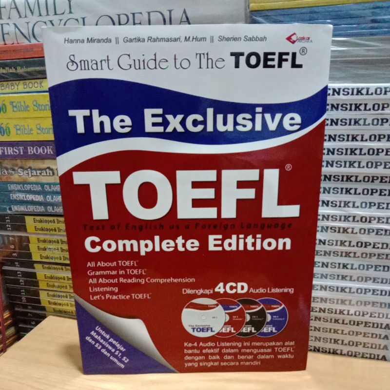 Jual Buku Original THE EXCLUSIVE TOEFL Test of English as a Foreign ...