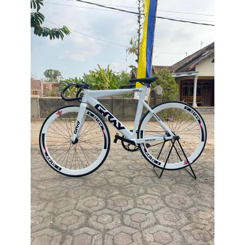 Jual Sepeda Fixie Gray custom | Shopee Indonesia