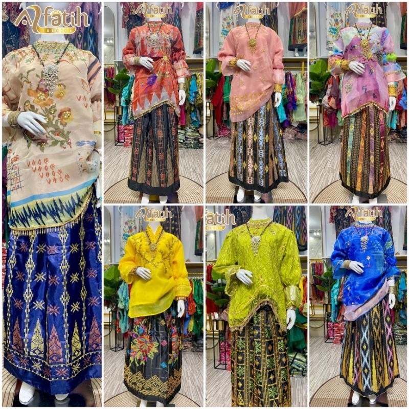 Jual Baju Bodo III Lakbu Modern Organza Sultan Sulam Bordir Lagosi Adat ...