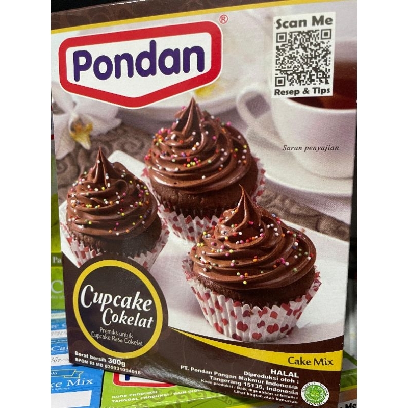 Jual Pondan Cupcake Cokelat 300g | Shopee Indonesia