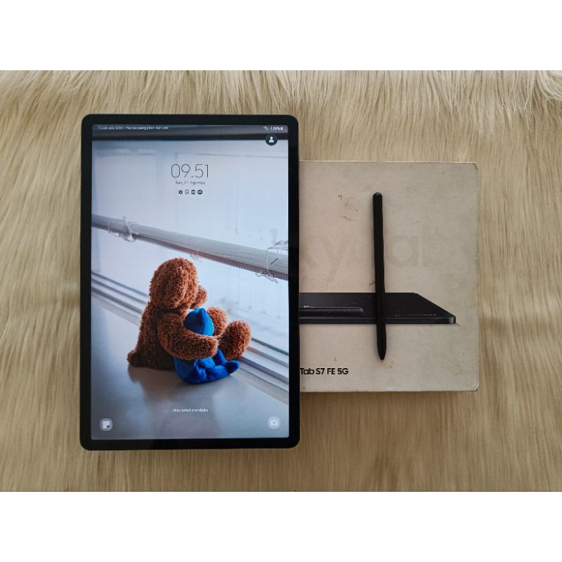 Jual Samsung Galaxy Tab S7 FE 5G 6/128 T736 - Fullset, Ex Garansi Resmi ...
