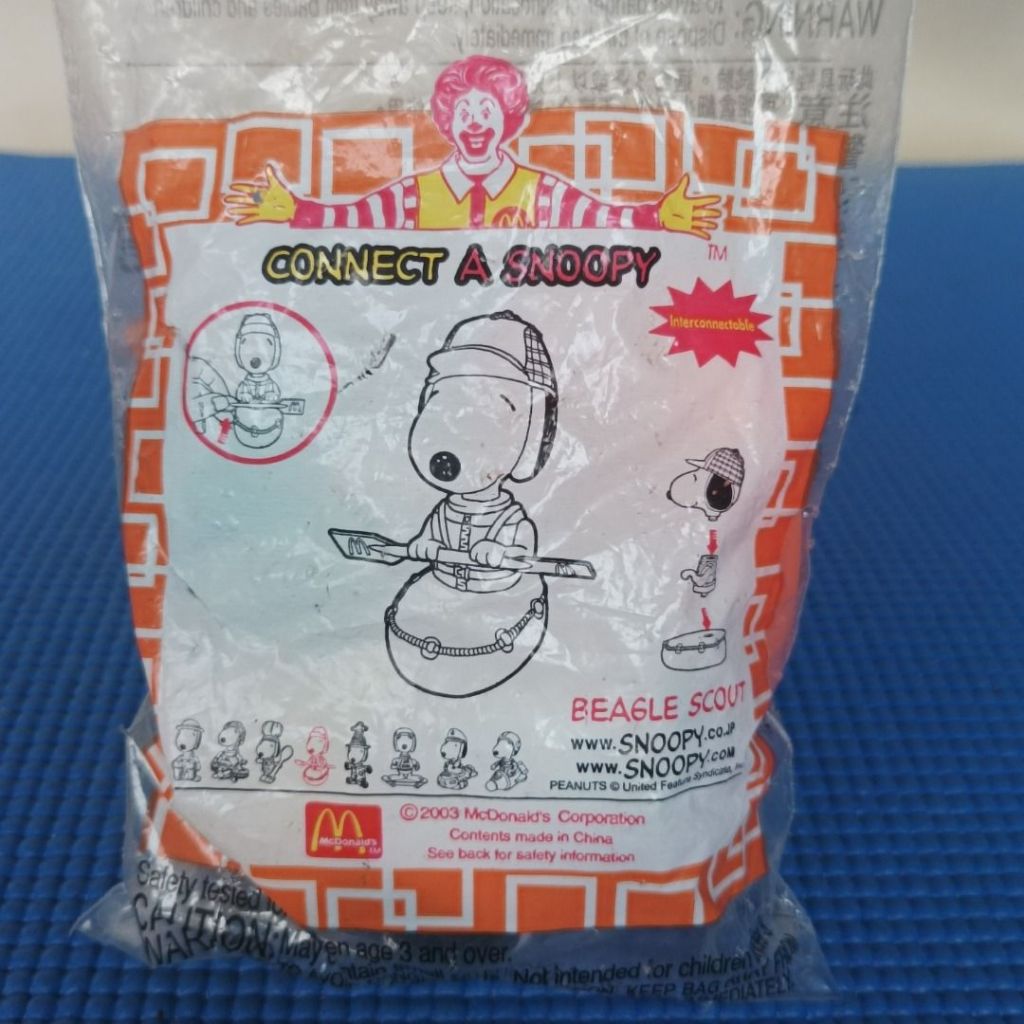 Jual Mc Donald 2003 Connect A Snoopy Beagle Scout | Shopee Indonesia