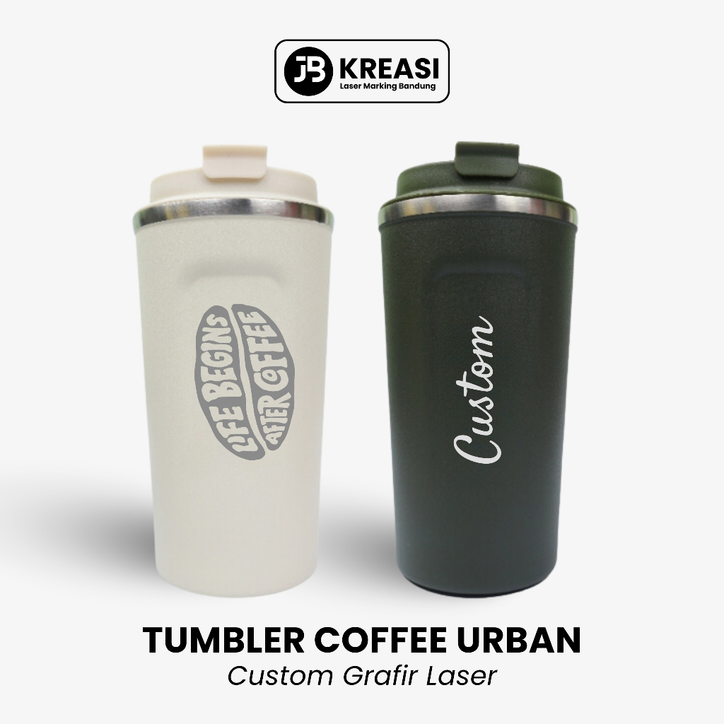 Jual Tumbler Custom Coffee Urban (510ml) Cetak Grafir Laser / Termos ...