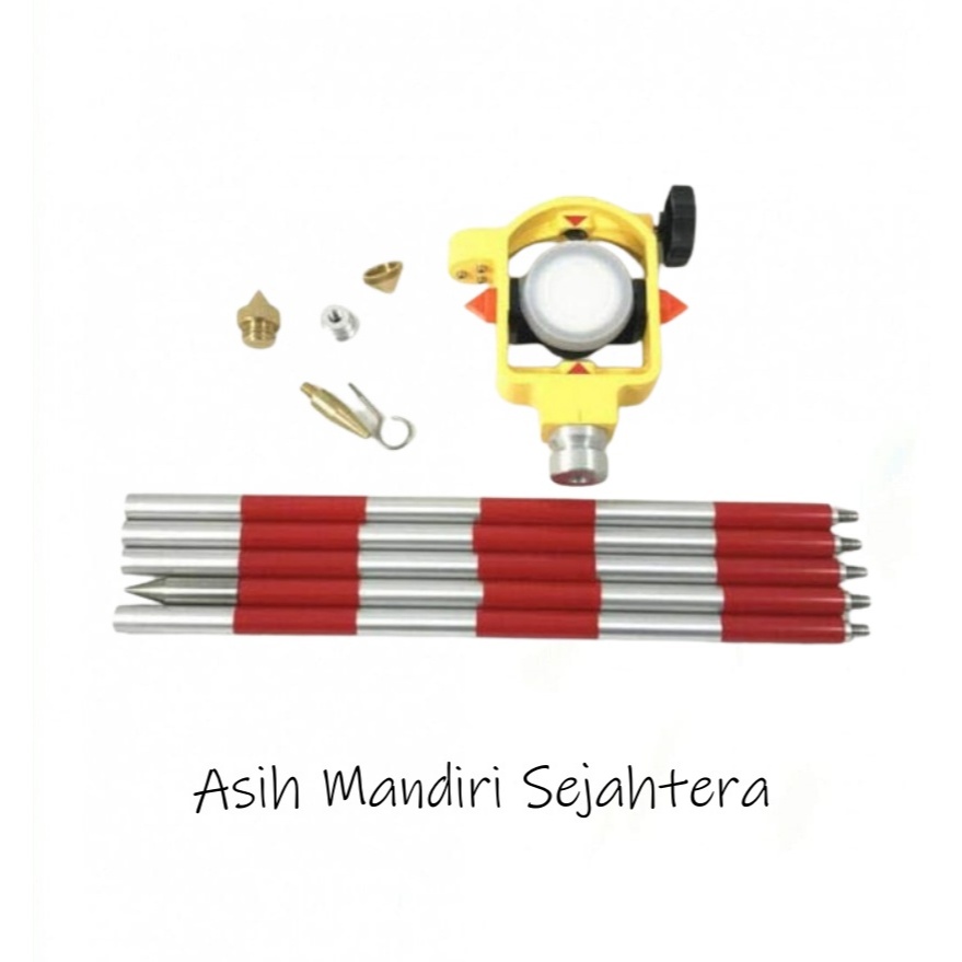 Jual Prisma Mini Topcon / MINI PRISMA TOPCON / Lengkap Tripod Jepit ...