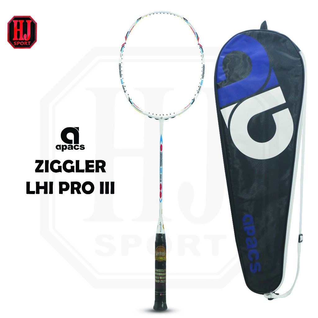 Jual Raket Original Apacs Ziggler LHI Pro III Bonus Senar dan Tas ...