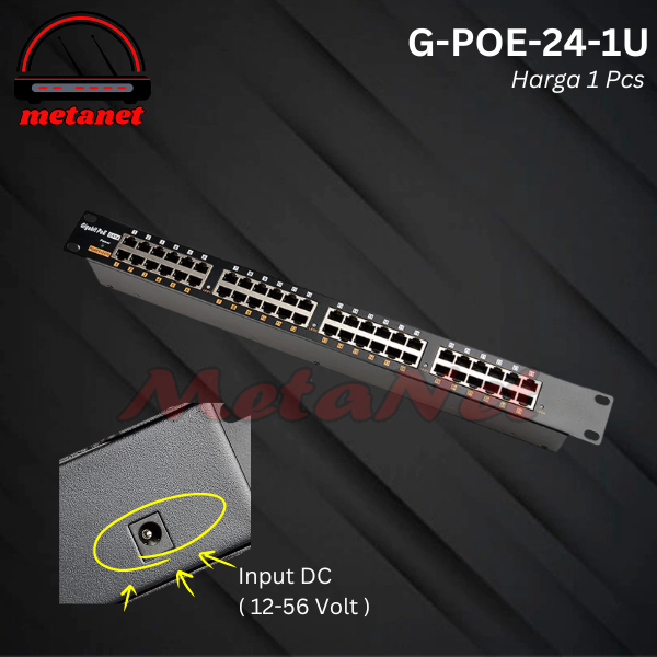 Jual Passive POE Injector 24 Port Gigabit|GIGABIT POE 24 Port | Shopee ...