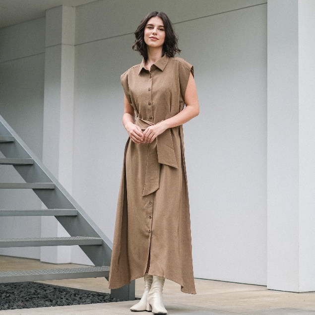 Jual Asiro Alesha Dress Polycotton Wanita | Shopee Indonesia