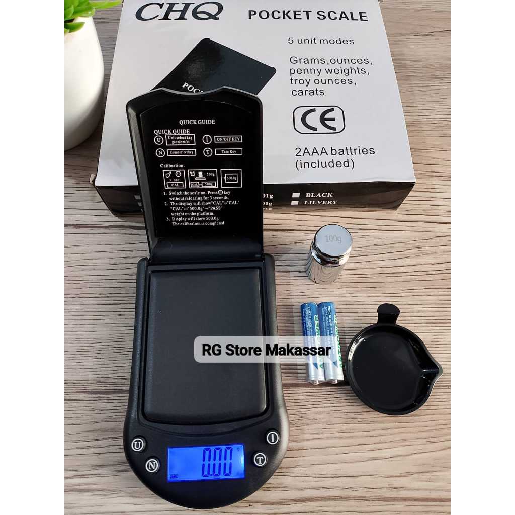 Jual Timbangan Emas Digital CHQ Pocket Scale | Shopee Indonesia