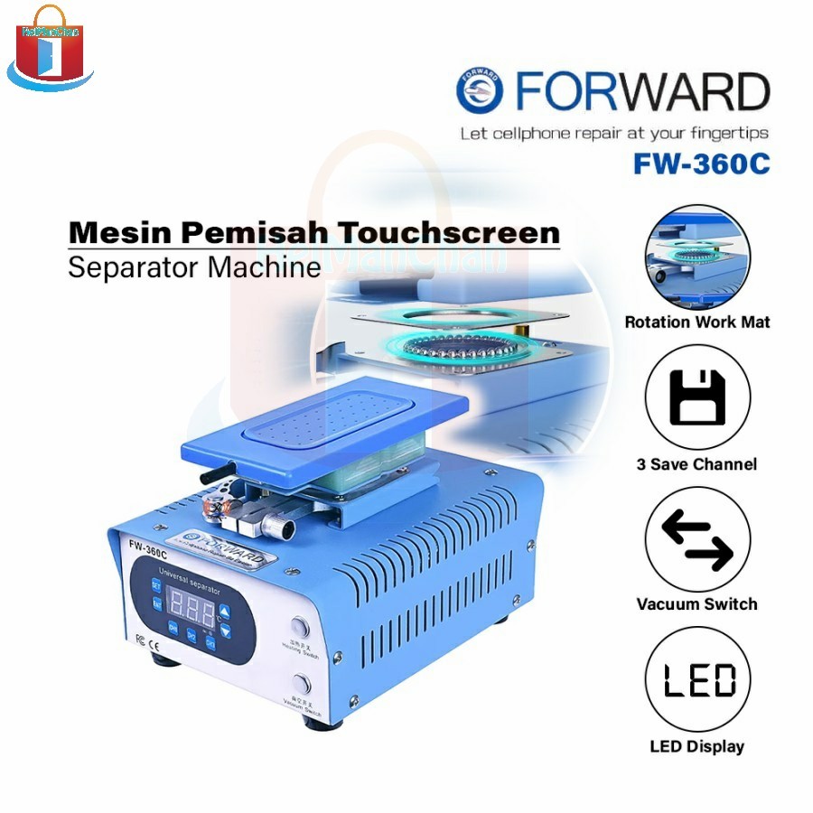 Jual FORWARD FW-360C Mesin Pemisah LCD Touchscreen Separator Machine ...
