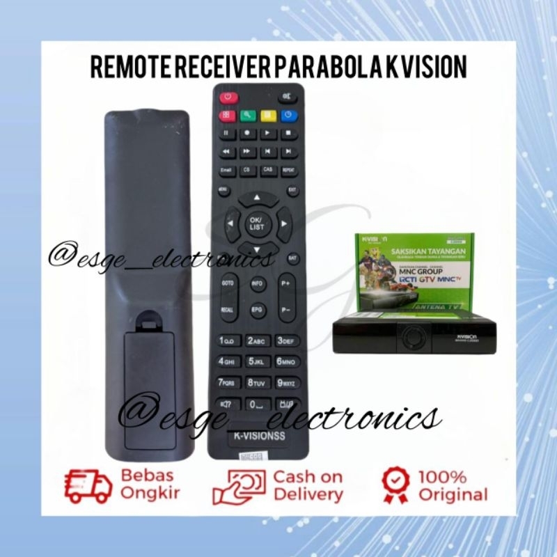 Jual ORIGINAL REMOTE RECEIVER DIGITAL BIT K-VISION SEA-C K VISION C2000 ...