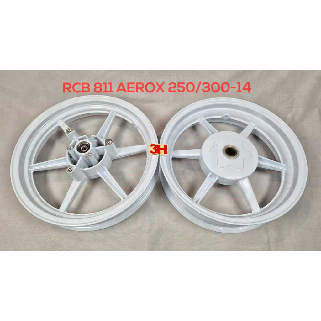 Jual VELG RACING BOY 811 AEROX 250 300 14 PUTIH | Shopee Indonesia