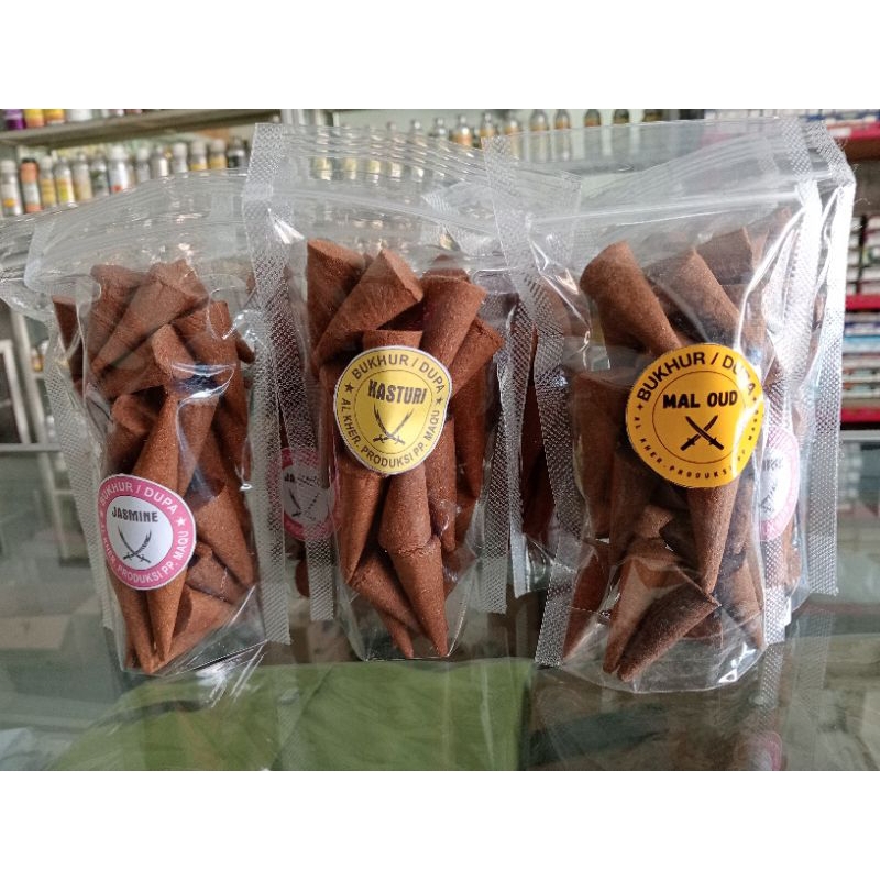 Jual Buhur Kerucut Dupa kerucut isi 50 pcs aroma terapi | Shopee Indonesia