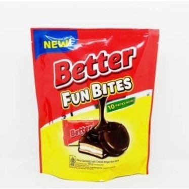 Jual Biskuit Better Fun Bites Isi 10 pcs / Biskuit Roma Better 100 Gram ...