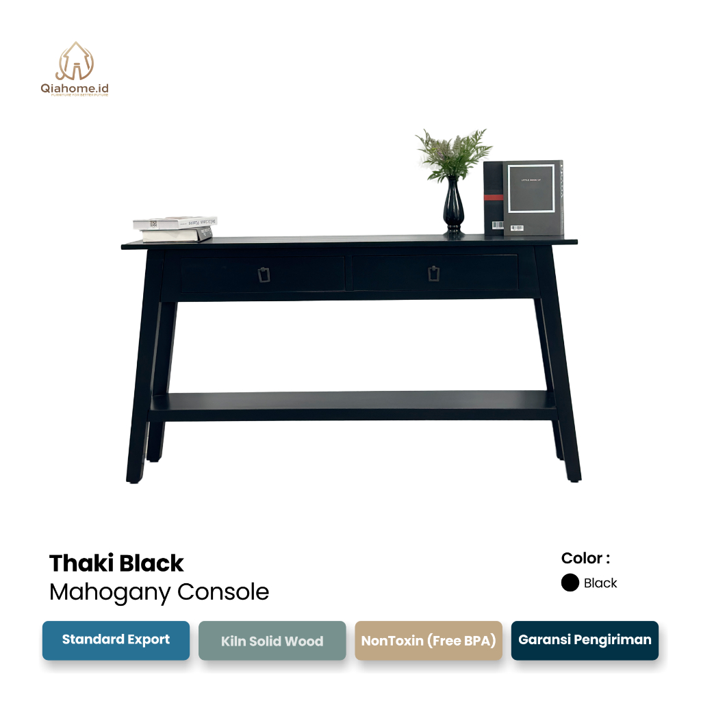 Jual Thaki Black Console Meja Konsul Meja Tv Meja Konsul Minimalis ...