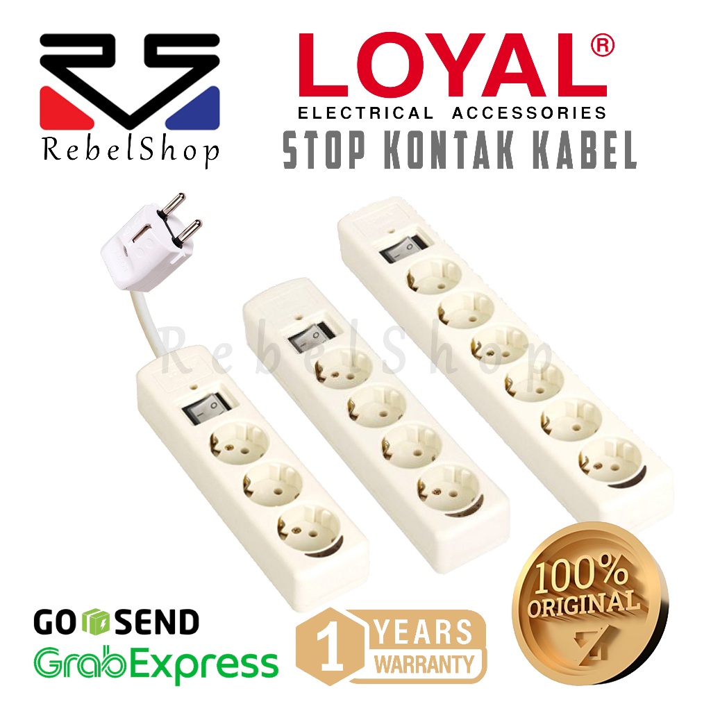 Jual Loyal Stop Kontak Saklar Terminal Kuningan Colokan Steker Arde ...
